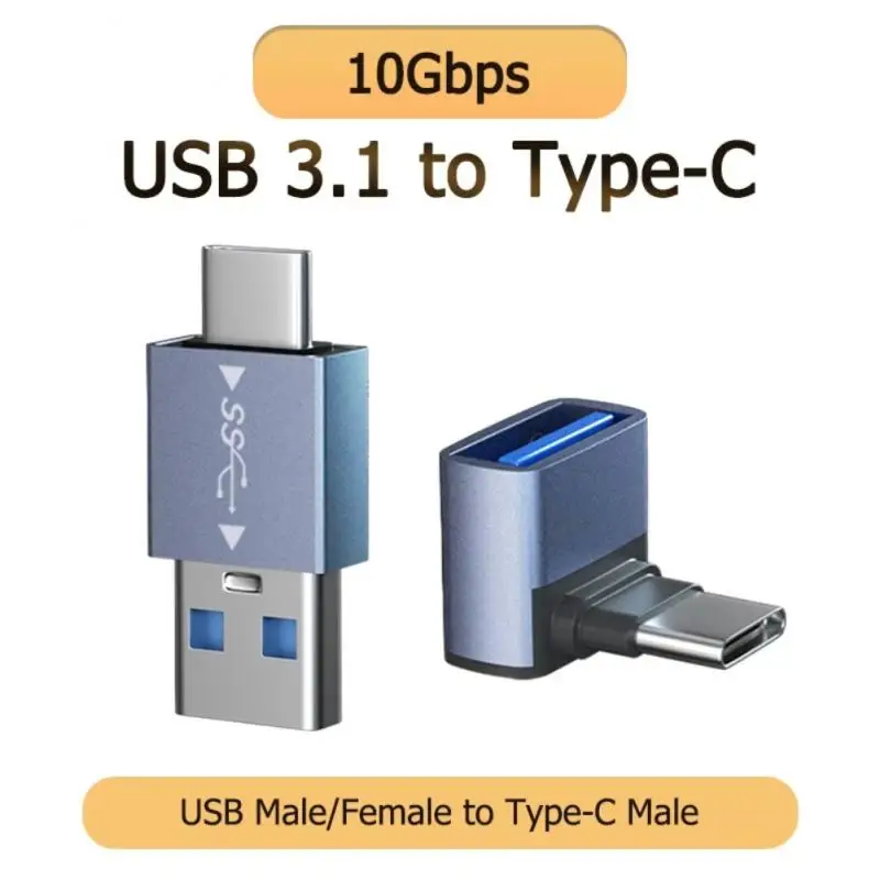Adaptateur OTG USBC 90° résistant, charge rapide, 10Gbps Macbook Pro ...