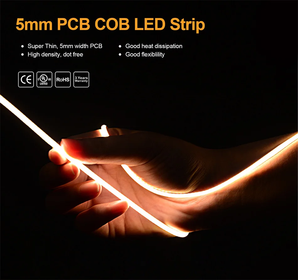 "Bande LED flexible haute densité, éclairage décoratif" - Test et Avis