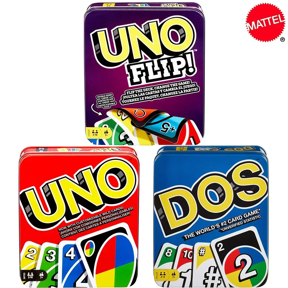 "Mattel UNO DOS FLIP! Jeux de cartes amusants pour toute la famille ...